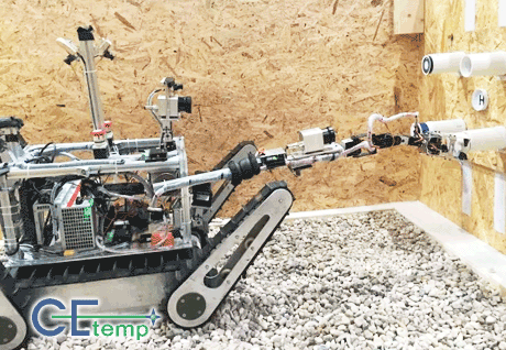 武汉某知名高校机器人作品选用PI450热成像仪